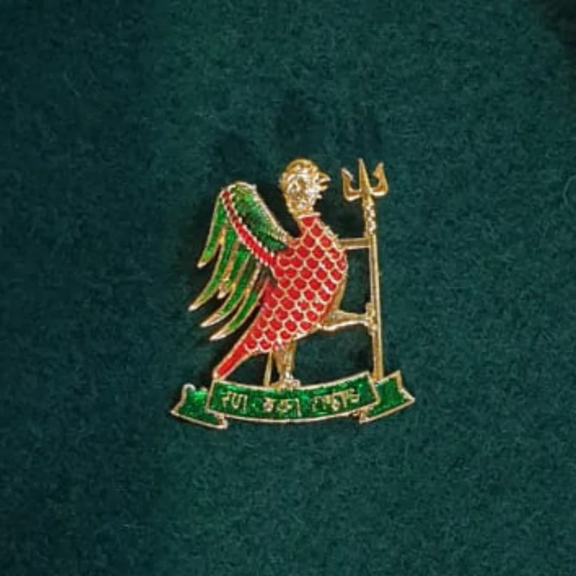 Red-Green Rathore Monogram Cufflinks | Royal Accessories | Jaipurio